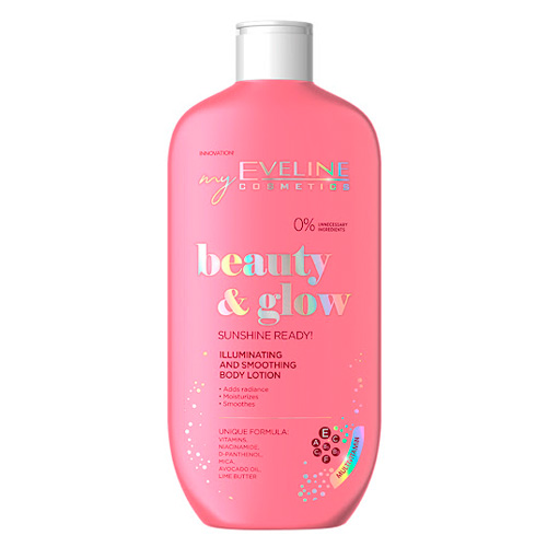 Купить Eveline BEAUTY & GLOW Разглаживающий лосьон д/тела с эффектом ...